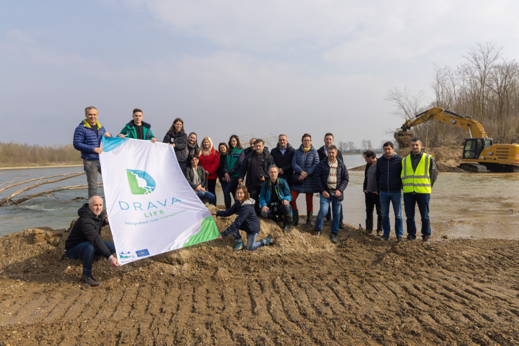 Na području općine Hlebine otvoren novi rukavac rijeke Drave - Drava Life
